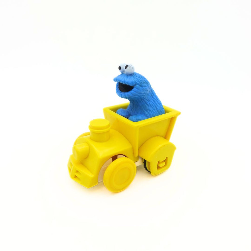 90s Sesame Street Cookie Monster Train Car – Natsukashii Retro