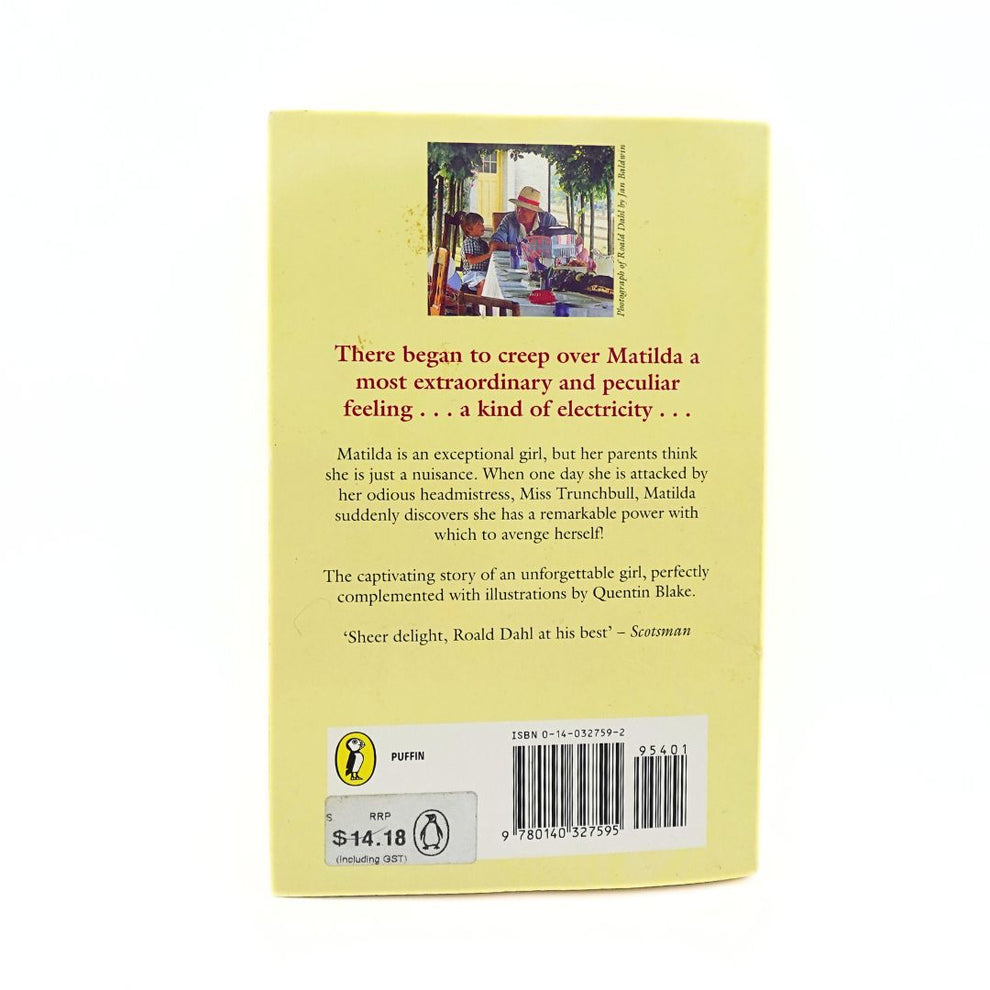 1989 Matilda by Roald Dahl Paperback – Natsukashii Retro