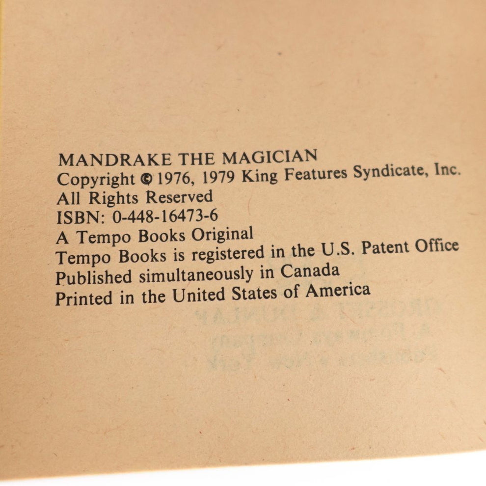 1979 Mandrake the Magician by Lee Falk – Natsukashii Retro