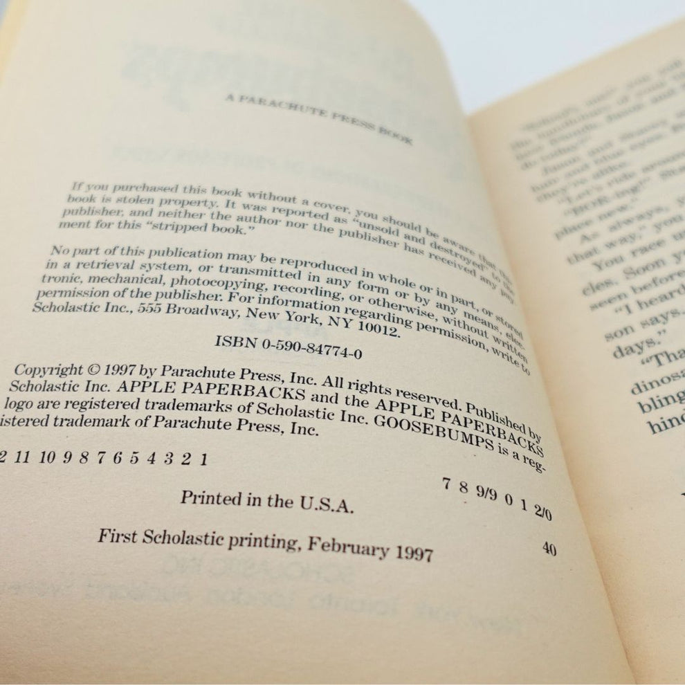 1997 Goosebumps Reader Beware: The Creepy Creations of Professor Shock ...