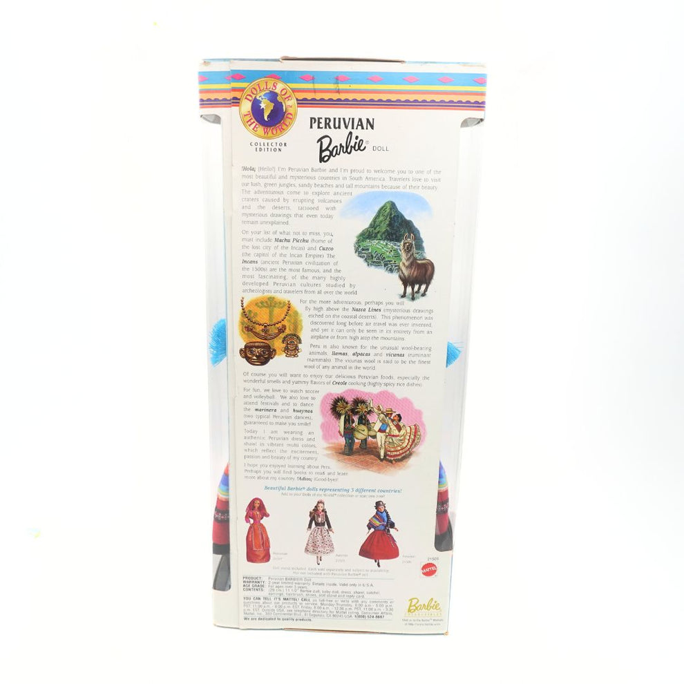1998 Dolls of the World Peruvian Barbie – Natsukashii Retro